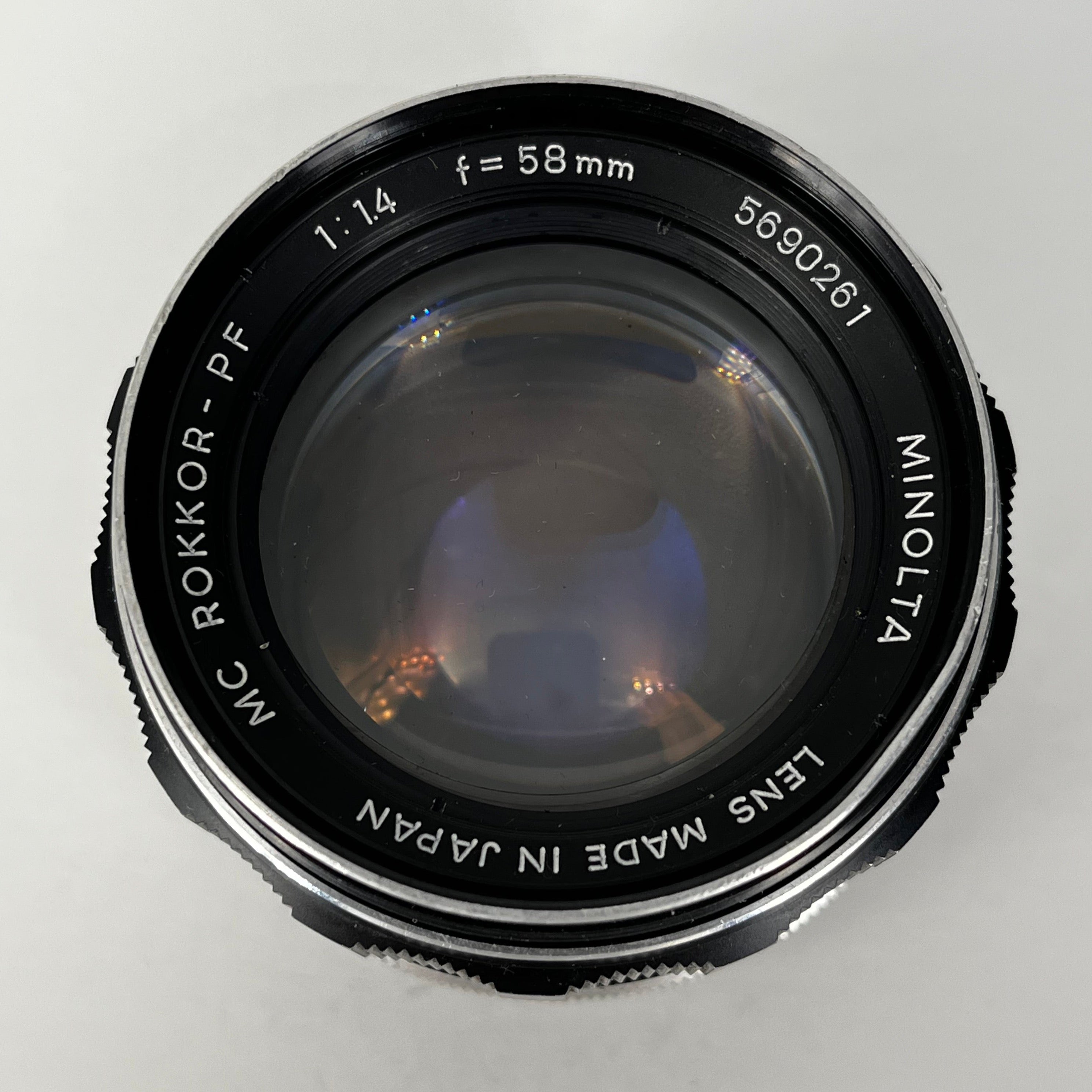 Minolta MC ROKKOR - PF 58mm f1.4 – TheVintageLensGuy